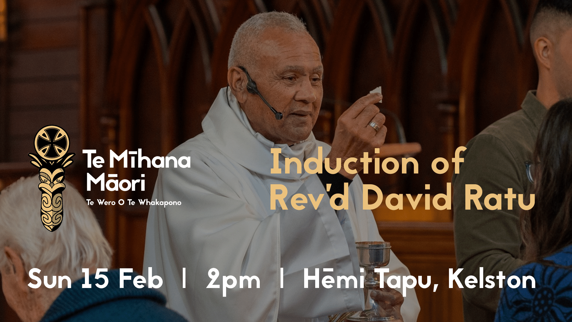Induction of Rev’d David Ratu – Feb - Te Mīhana Māori